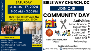 Community Day - Bible Way Church of Washington DC